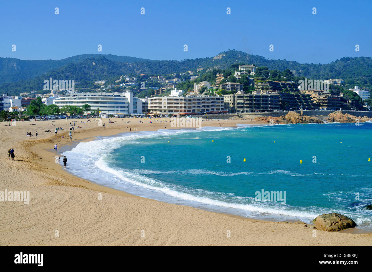 Tossa de mar beach costa hi-res stock photography and images - Alamy