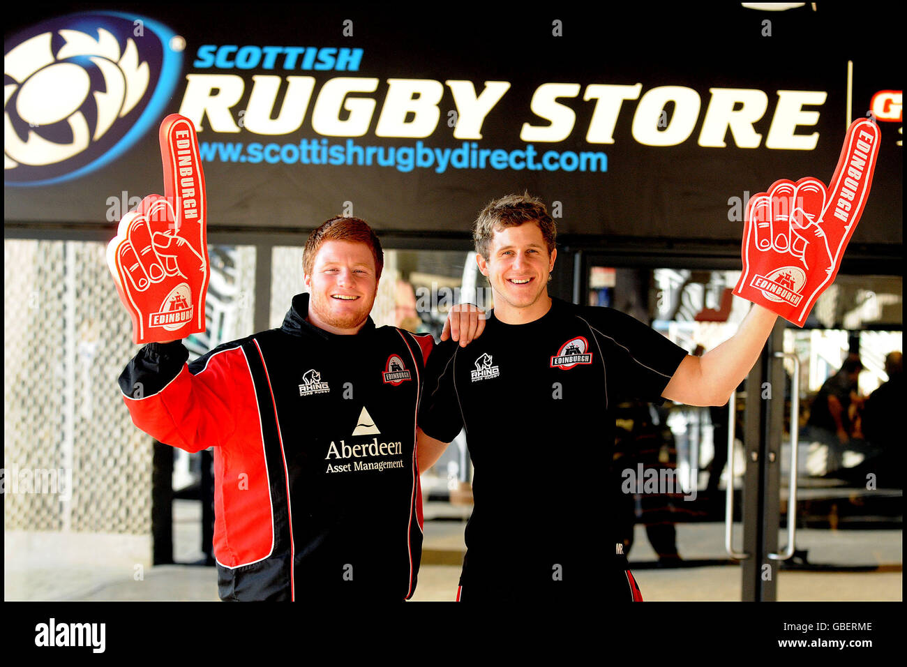 Rugby Union - New Rugby Store At Murrayfield Stock Photo - Alamy