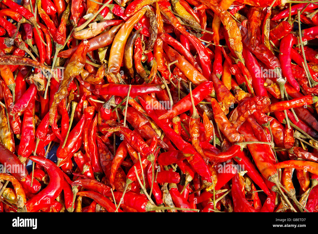 Dried Red Chilli Stock Photo - Alamy