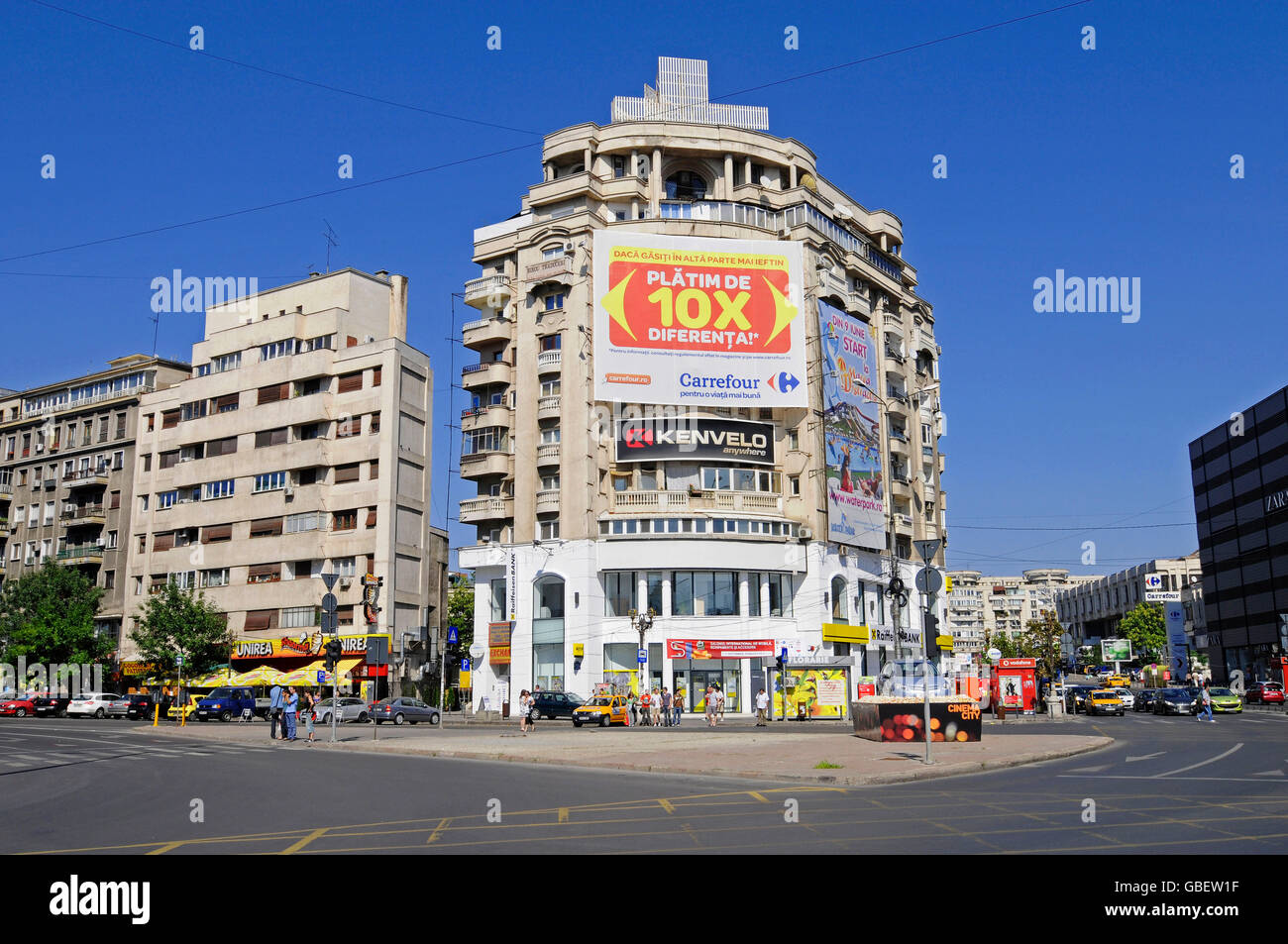Shopping centre, Piata Unirii, Bucharest, Romania Stock Photo - Alamy