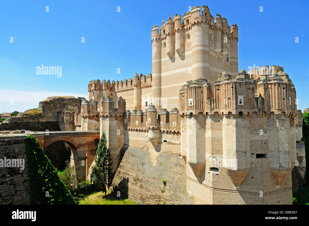 Coca castle castile leon spain hi-res stock photography and images - Alamy