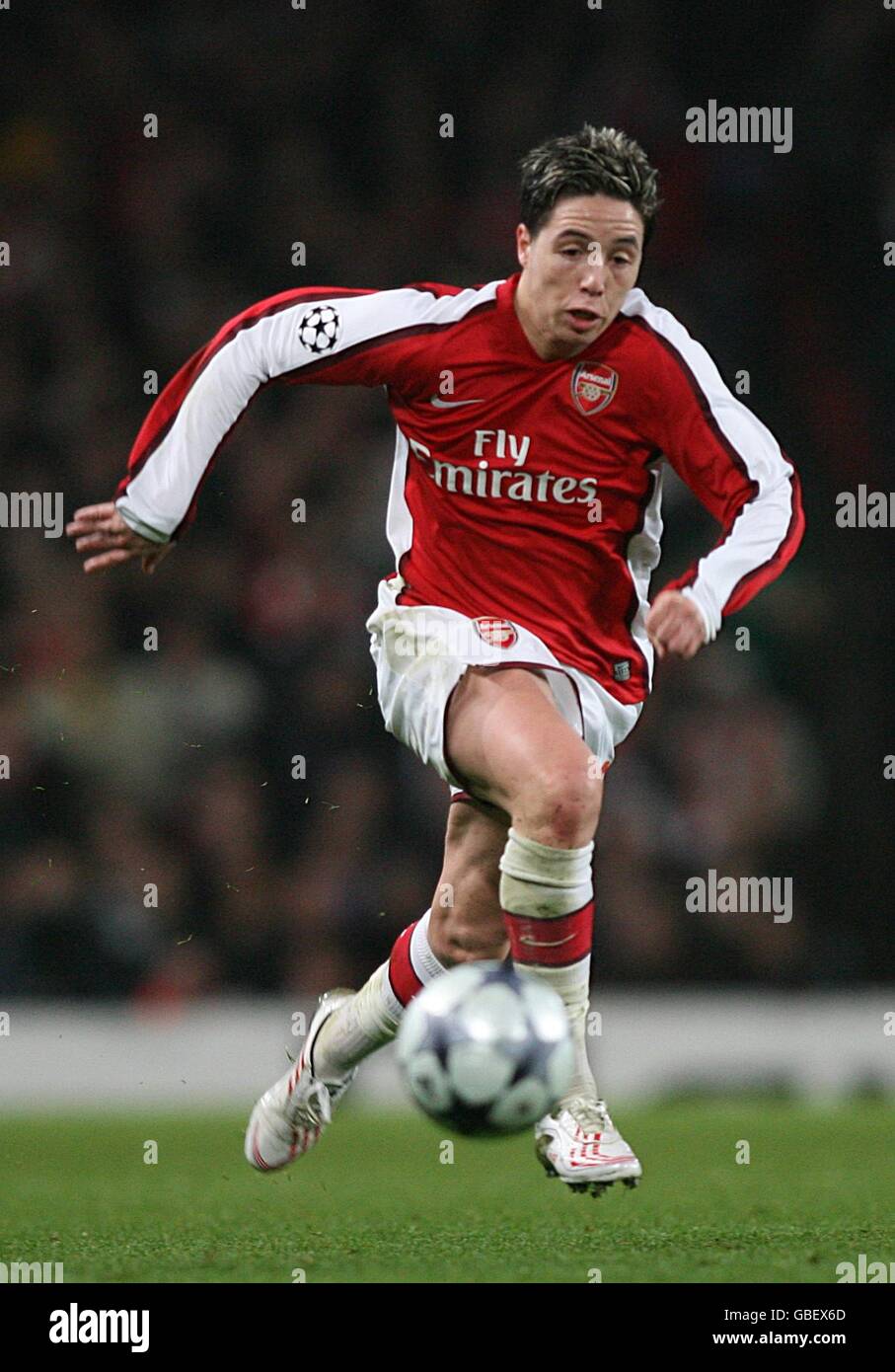 Samir nasri arsenal champions league hi-res stock photography and ...