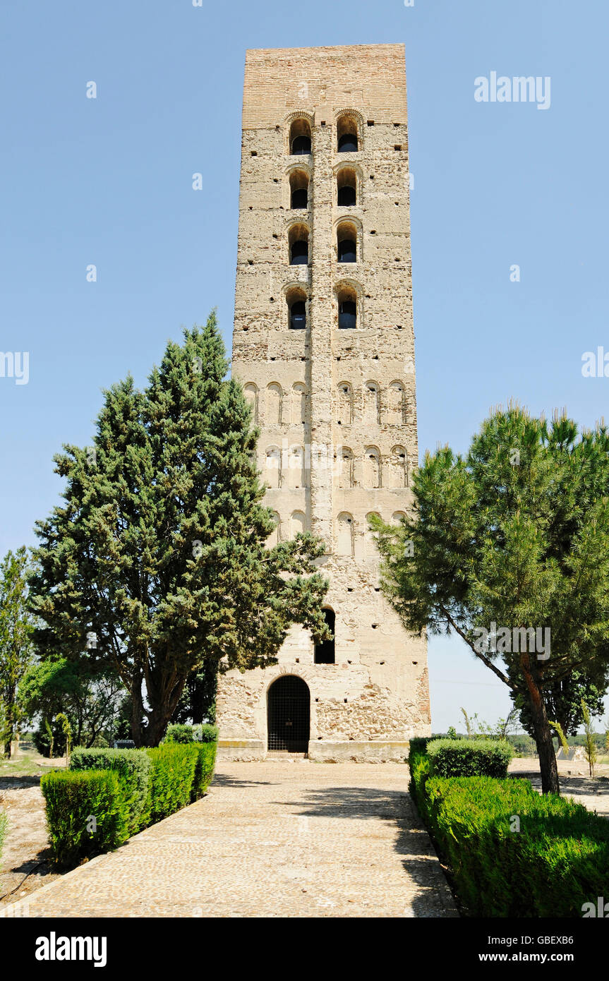 San Nicolas tower, Torre Mudejar, Moorish tower, Coca, province Segovia ...