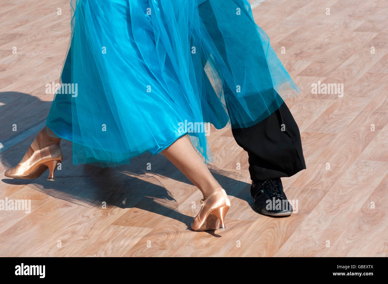 Feet Detail of Couple Dancing Stock Photo - Alamy
