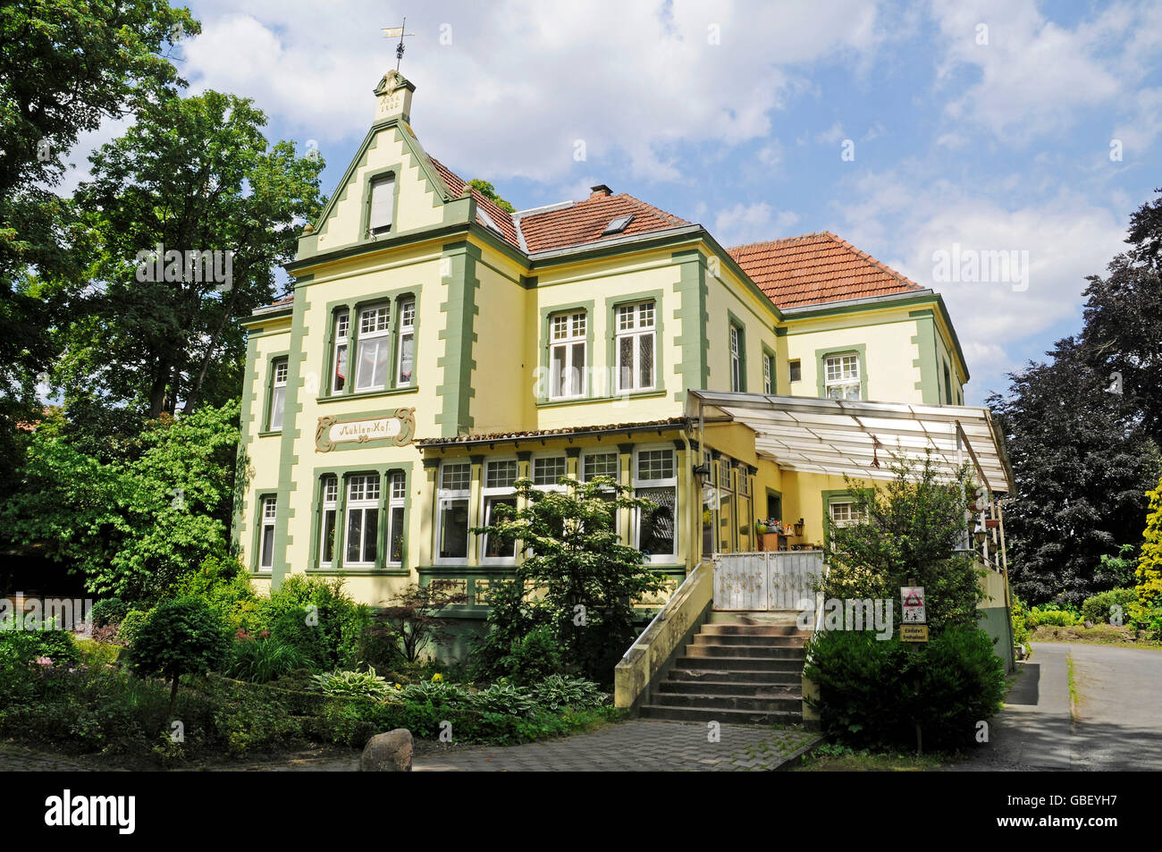 Historic residential building, pilgrimage site, Telgte, Muensterland ...