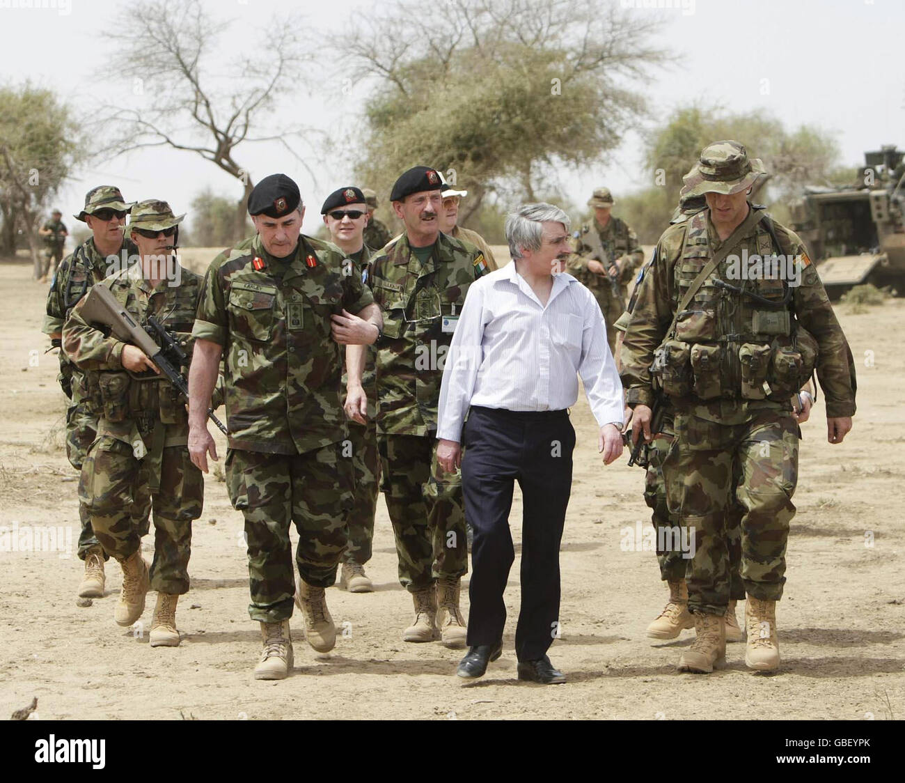Irish Defence forces in Chad Stock Photo - Alamy