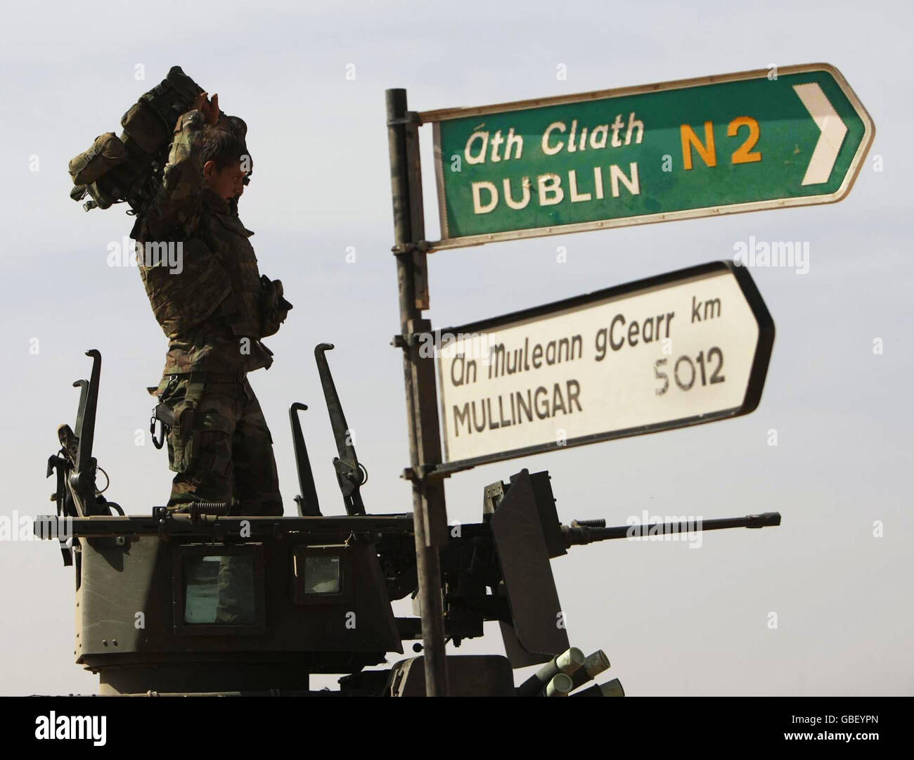 Irish Defence Forces In Chad High Resolution Stock Photography and ...