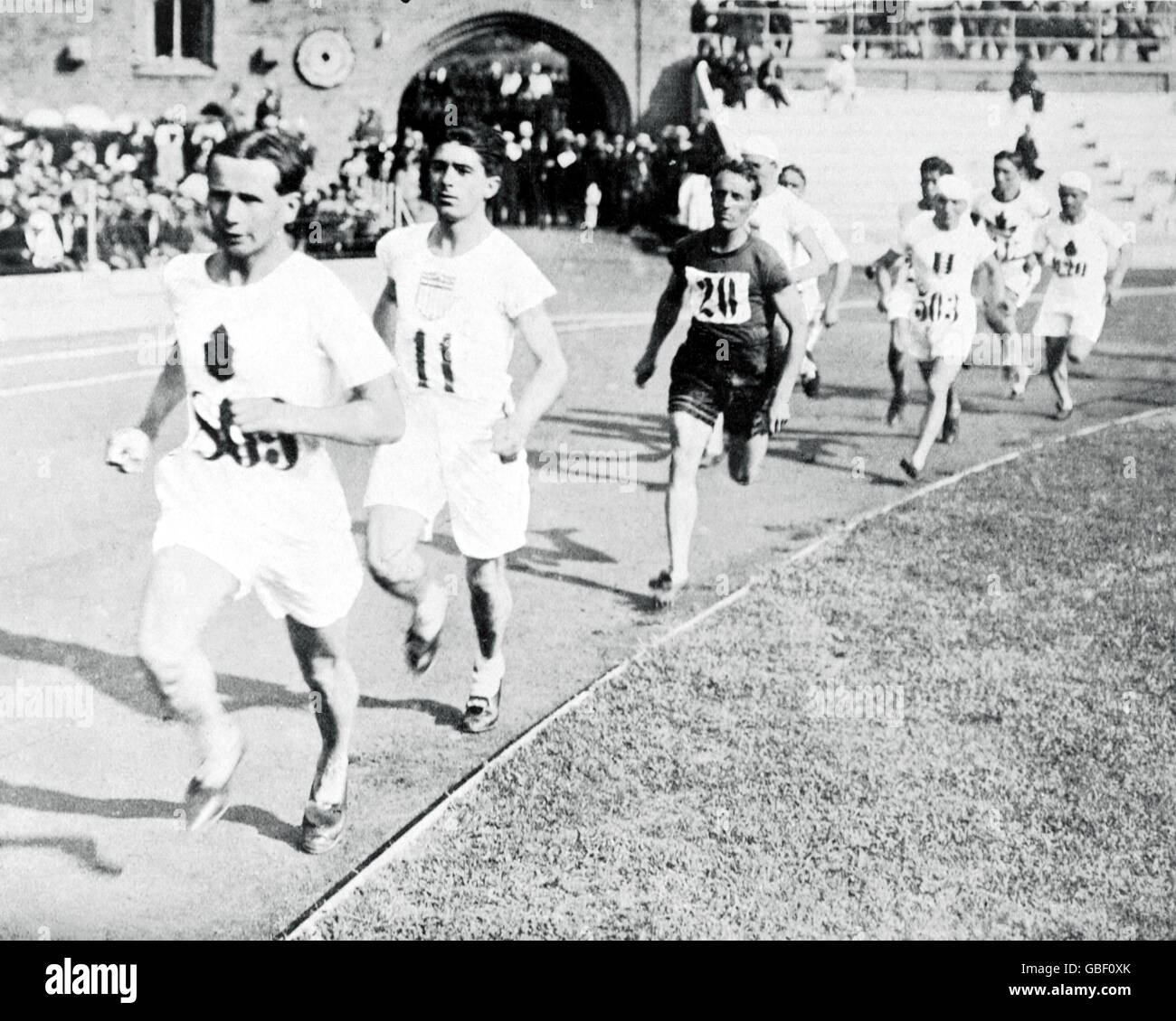 Athletics - Stockholm Olympic Games 1912 - Men's 10000m Final. Finland ...