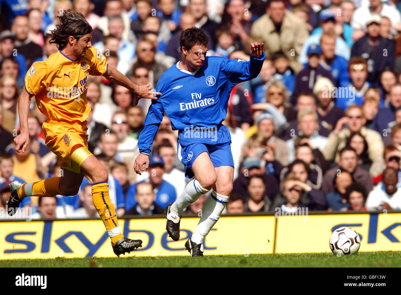 Soccer - FA Barclaycard Premiership - Chelsea v Everton Stock Photo - Alamy