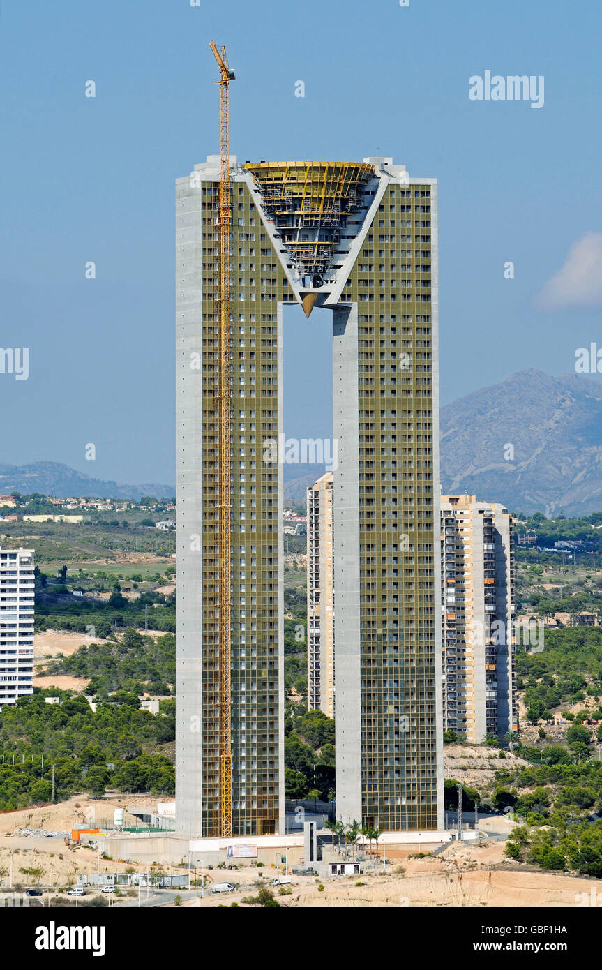 Intempo skyscraper, Benidorm Edificio Intempo, Benidorm, Province of Alicante, Spain, Europe ...