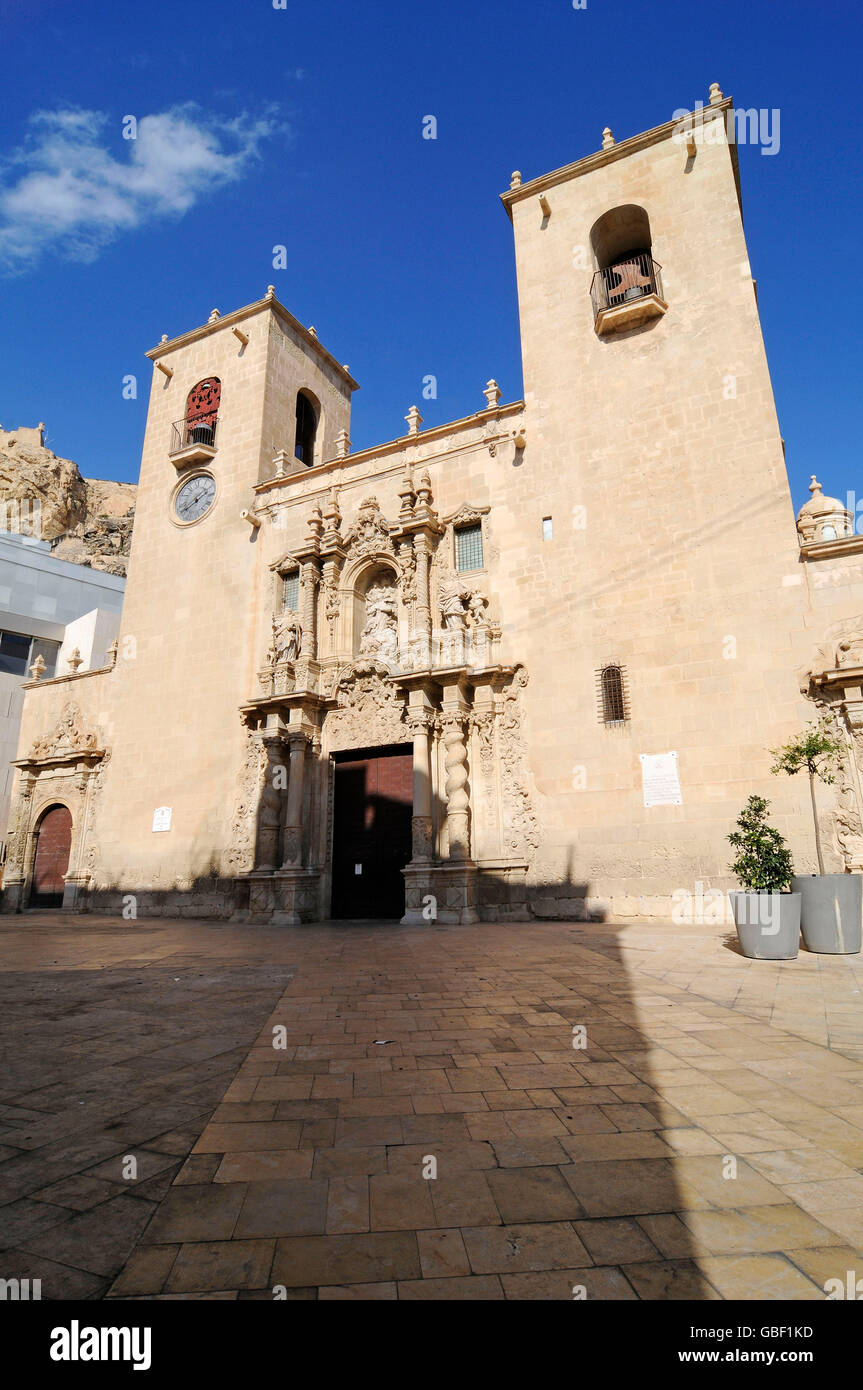 Basilika de Santa Maria, basilica, church, historic center, Alicante ...