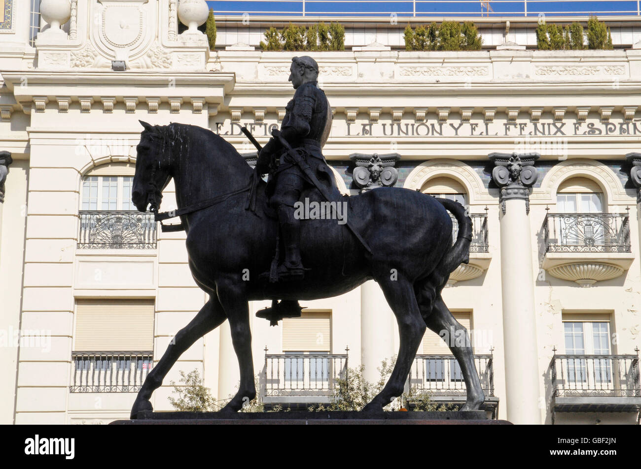 Gonzalo Fernandez, Gran Capitan, spanish general, equestrian statue ...