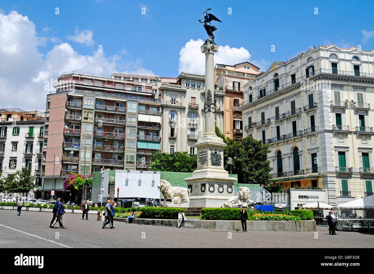Naples monument hi-res stock photography and images - Alamy
