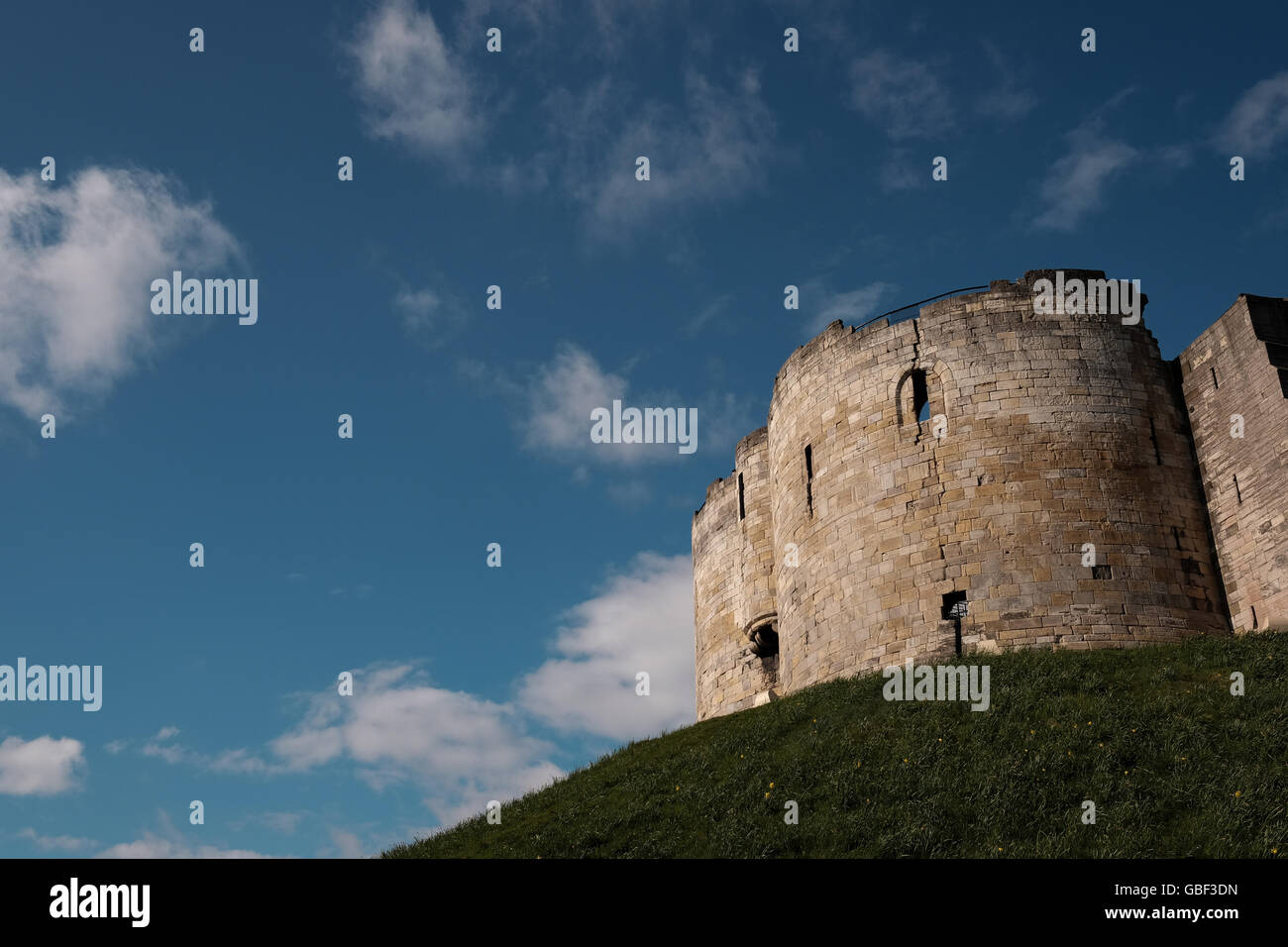 Cliffords Tower York Yorkshire Stock Photo - Alamy