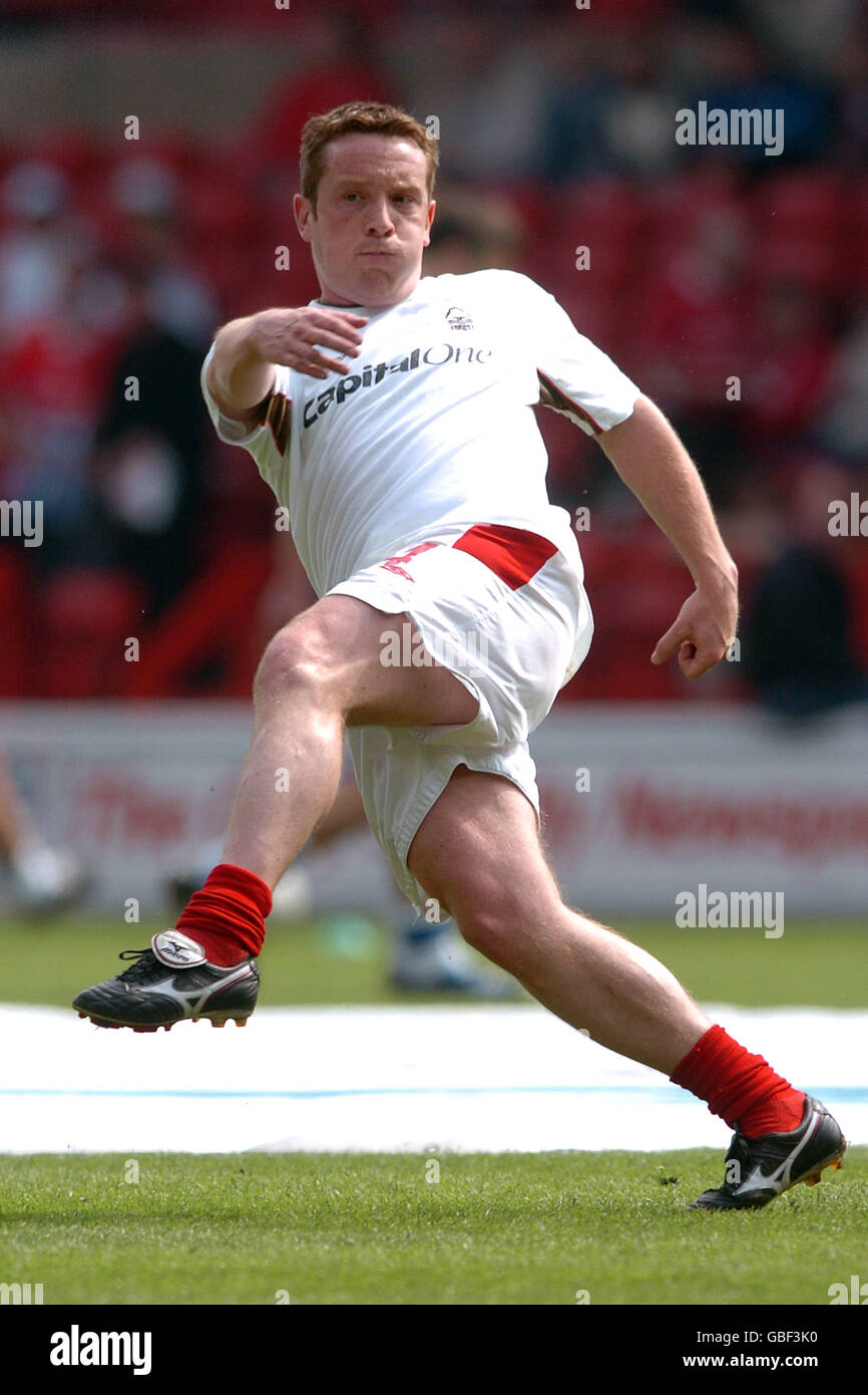 Nottingham Forest's Alan Rogers during the pre match warm up Stock ...