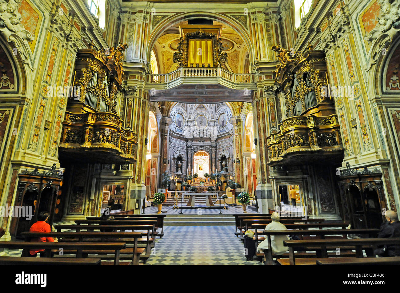 Santa Maria del Carmine, basilica, church, Naples, Campania, Italy ...