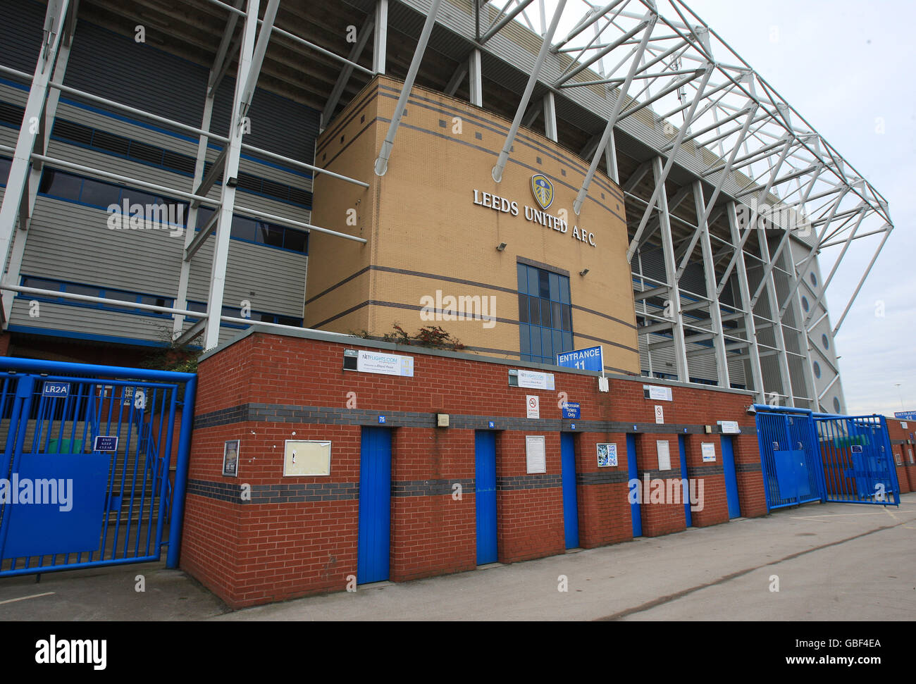 Soccer football league leeds united elland road hi-res stock ...