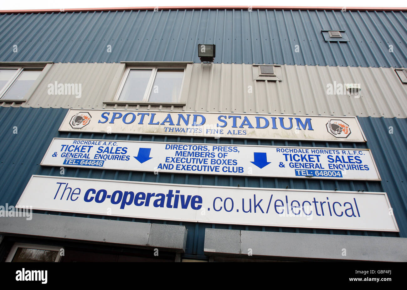 Soccer - Football League - Rochdale - Spotland Stadium. Spotland ...