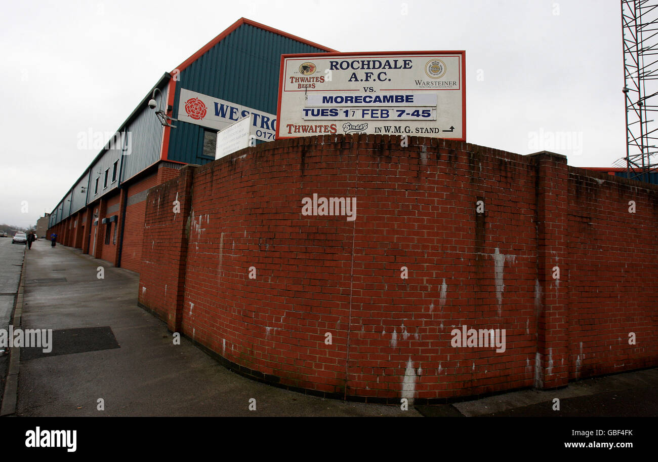 Soccer - Football League - Rochdale - Spotland Stadium. Spotland ...
