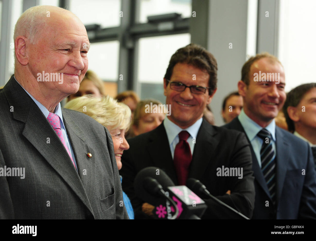 Launch of sir bobby robson cancer research trials centre hi-res stock ...