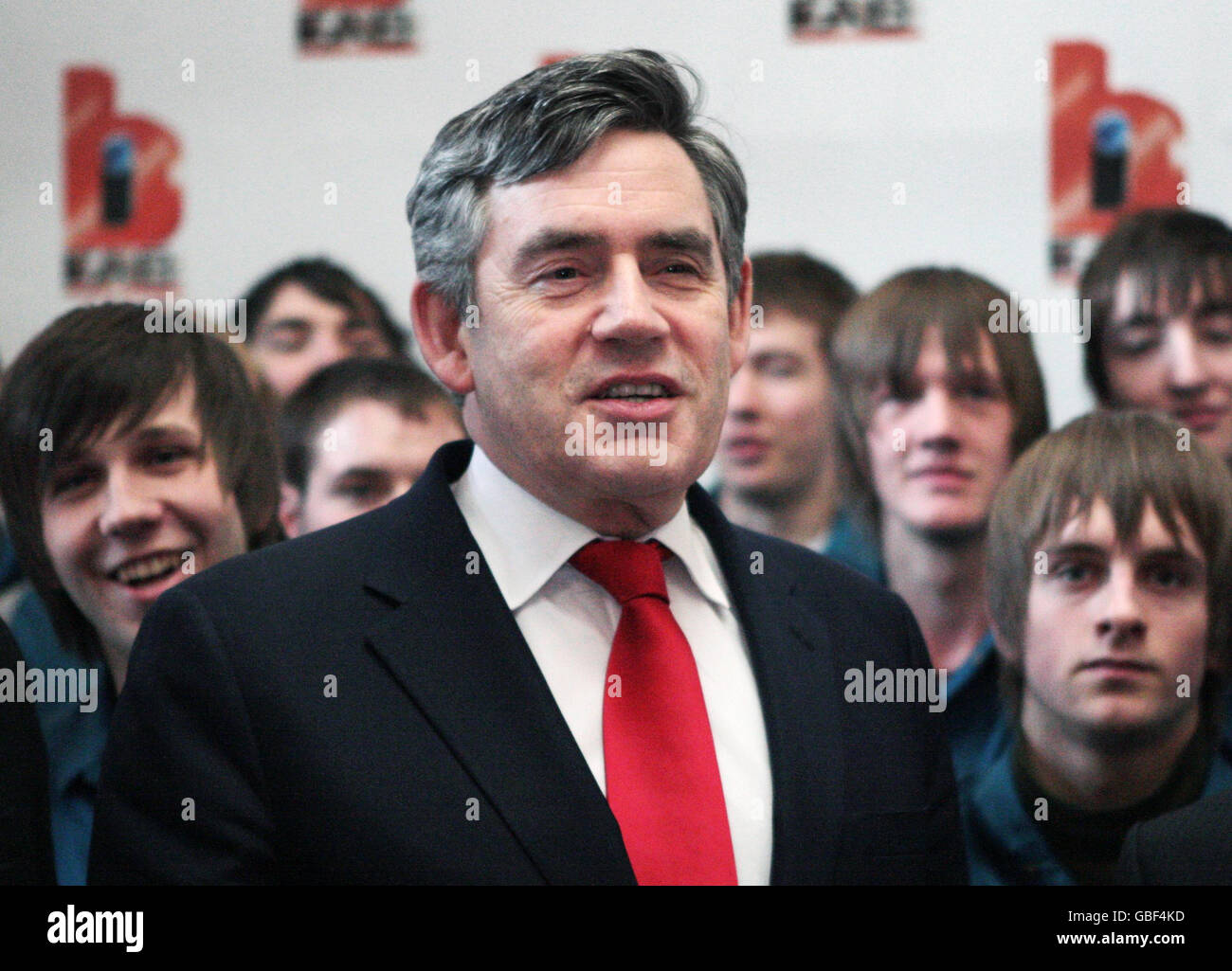 Gordon Brown in Scotland Stock Photo - Alamy