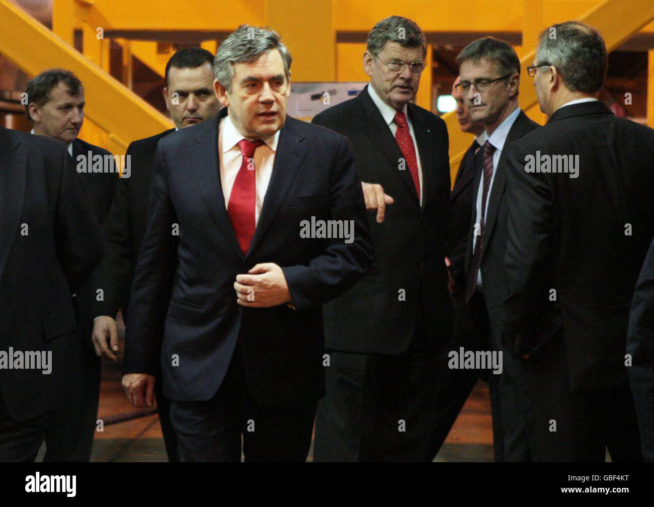 Gordon Brown in Scotland Stock Photo - Alamy