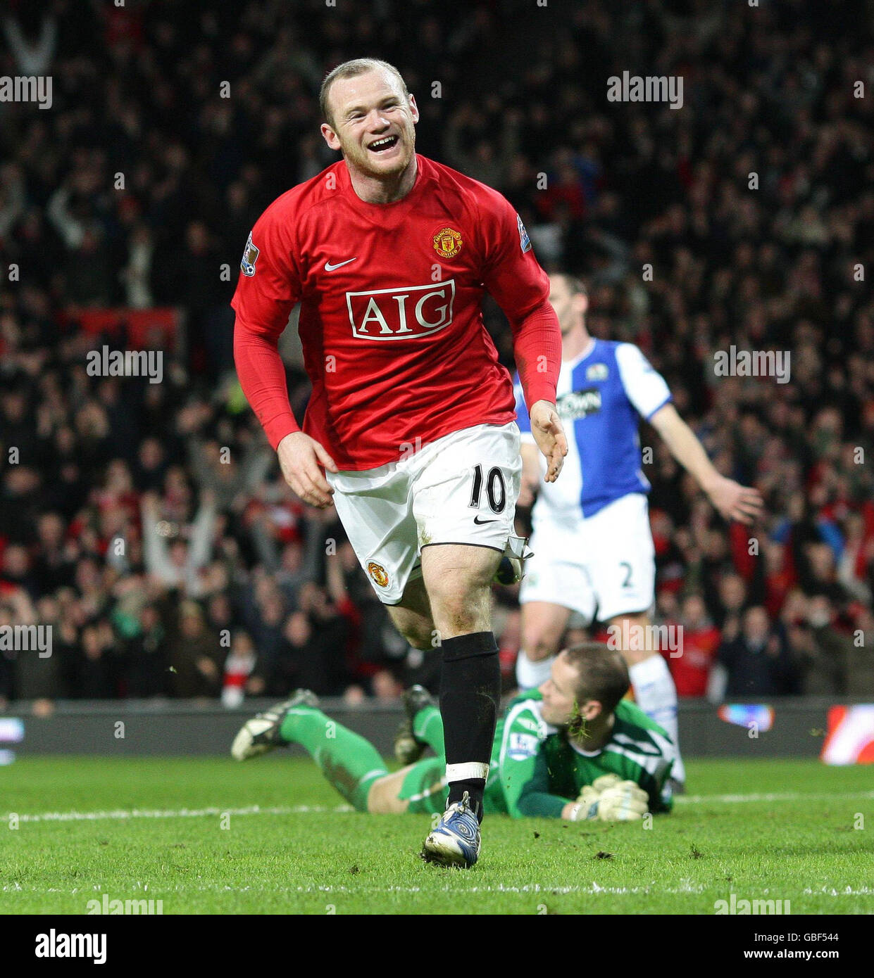 Sport football celebrating wayne rooney hli hi-res stock photography ...