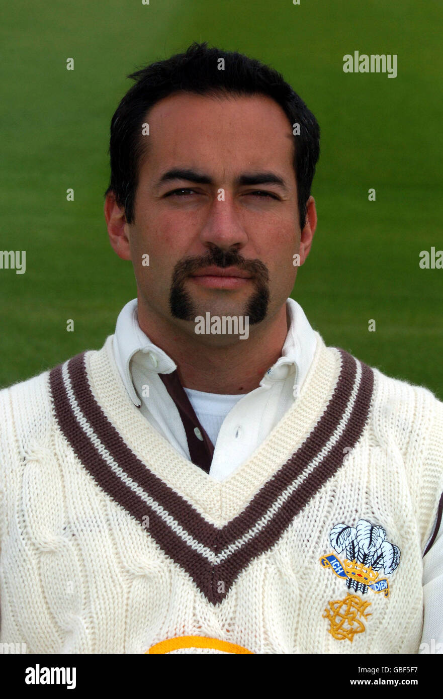Cricket surrey ccc photocall adam hollioake hi-res stock photography ...