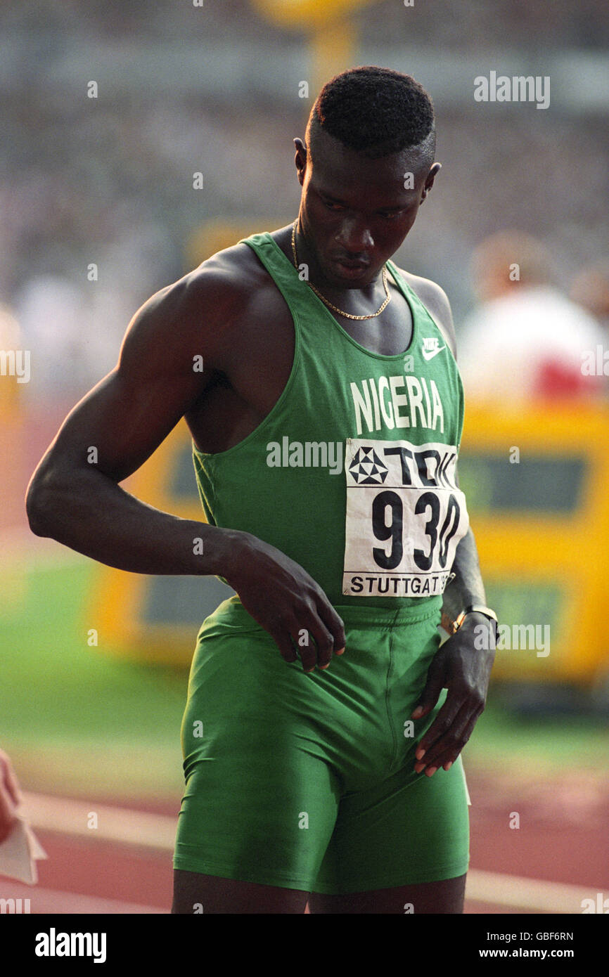 WORLD ATHLETICS CHAMPIONSHIPS STUTTGART. SUNDAY BADA, NGR. MENS 400m ...