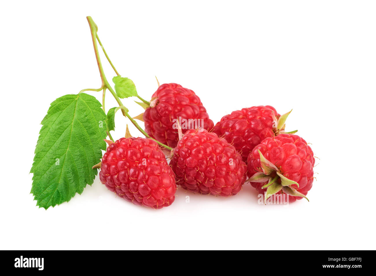 Isolated raspberries hi-res stock photography and images - Alamy