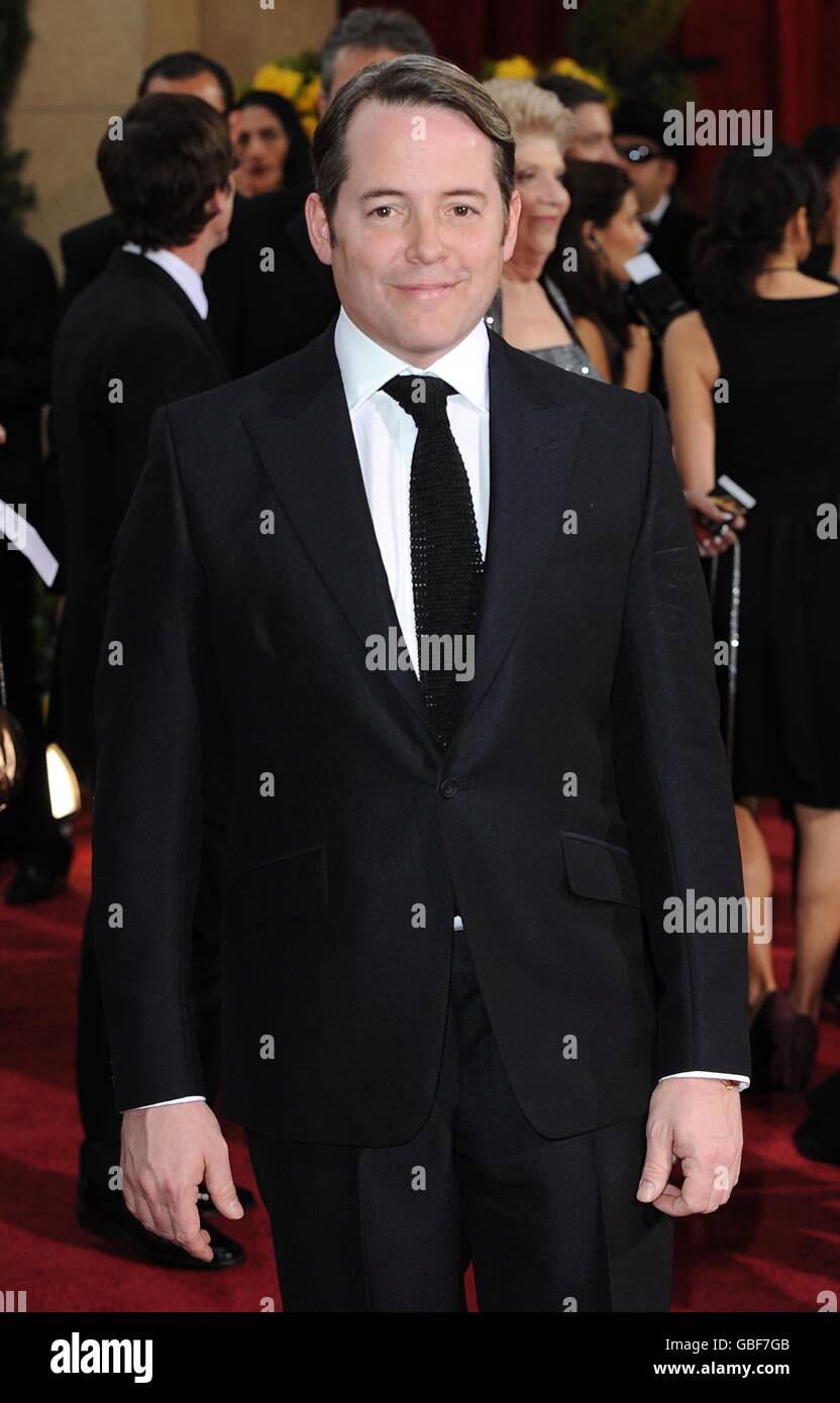 Matthew Broderick arriving for the 81st Academy Awards at the Kodak ...