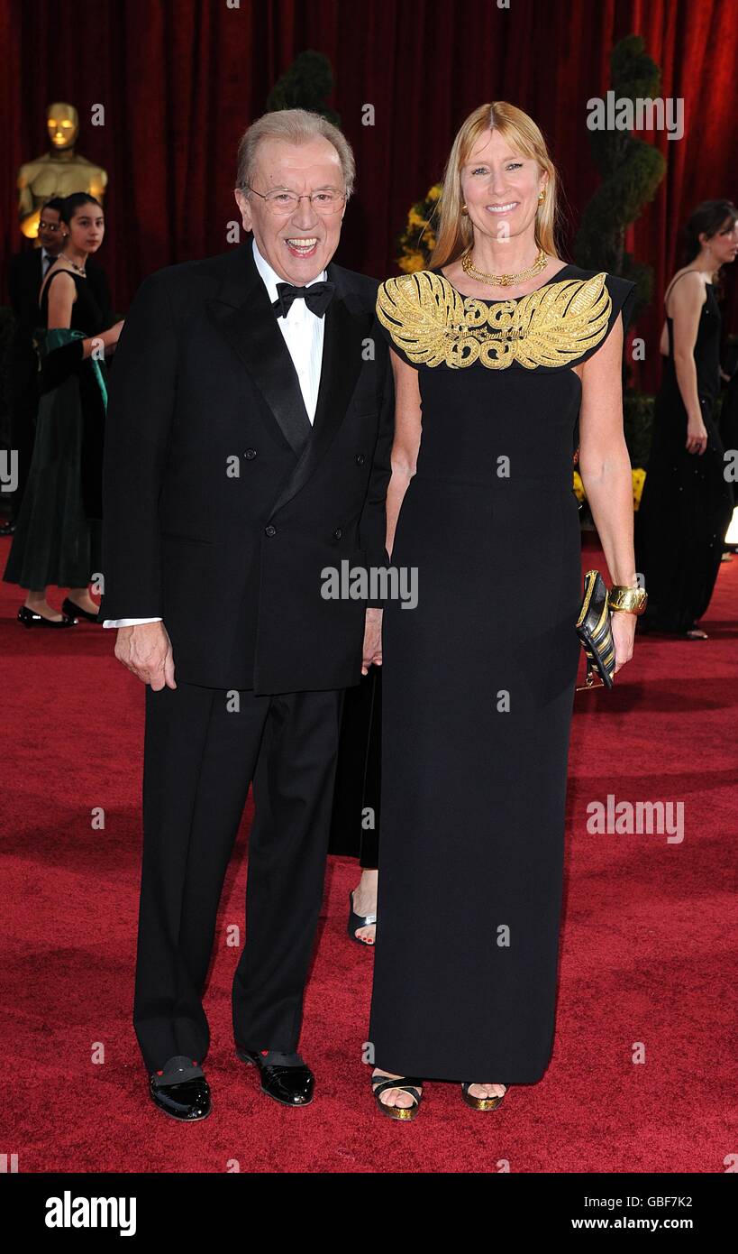 David Frost and wife Carina arriving for the 81st Academy Awards at the ...