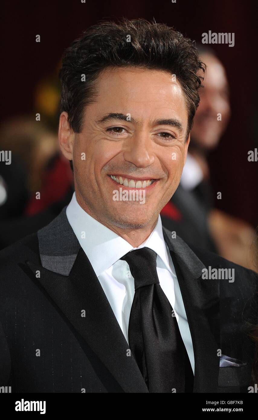 Robert Downey Jr arriving for the 81st Academy Awards at the Kodak Theatre, Los Angeles Stock ...