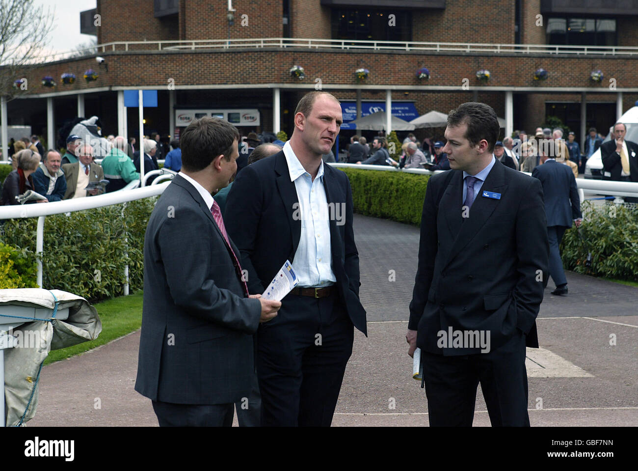 England rugby union captain Lawrence Dallaglio enjoys his day at ...