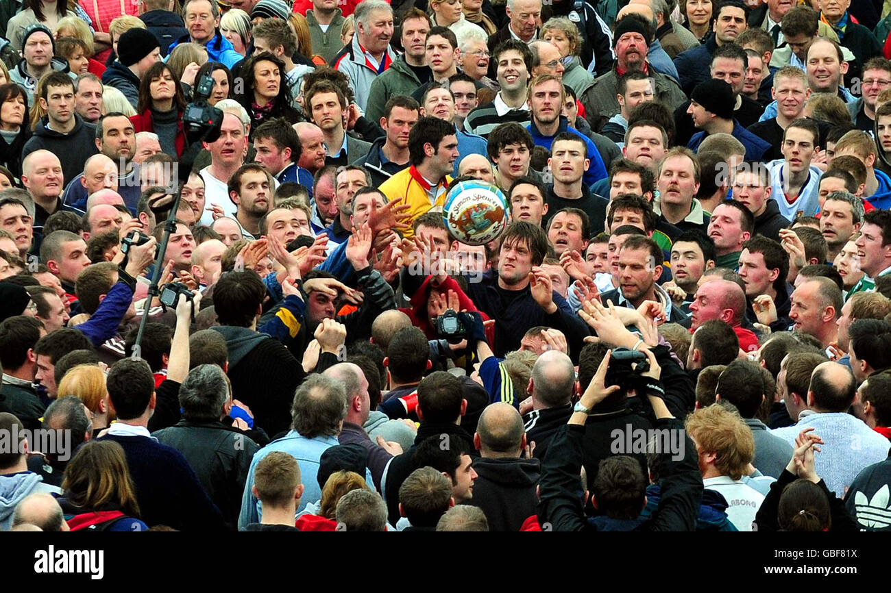 Mob football in england hi-res stock photography and images - Alamy