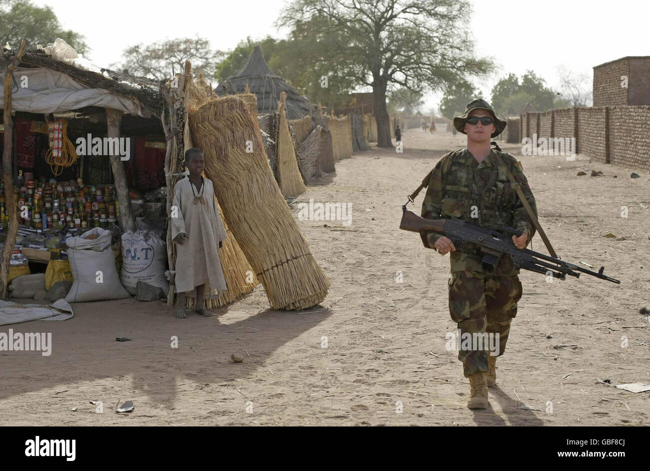 Irish Defence forces in Chad Stock Photo - Alamy