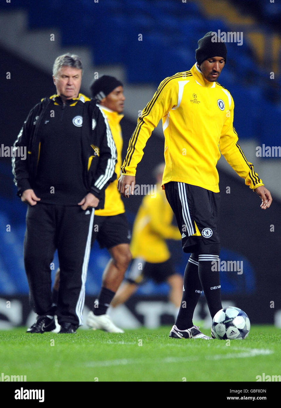 Soccer - Chelsea Press Conference and Training - Stamford Bridge Stock ...