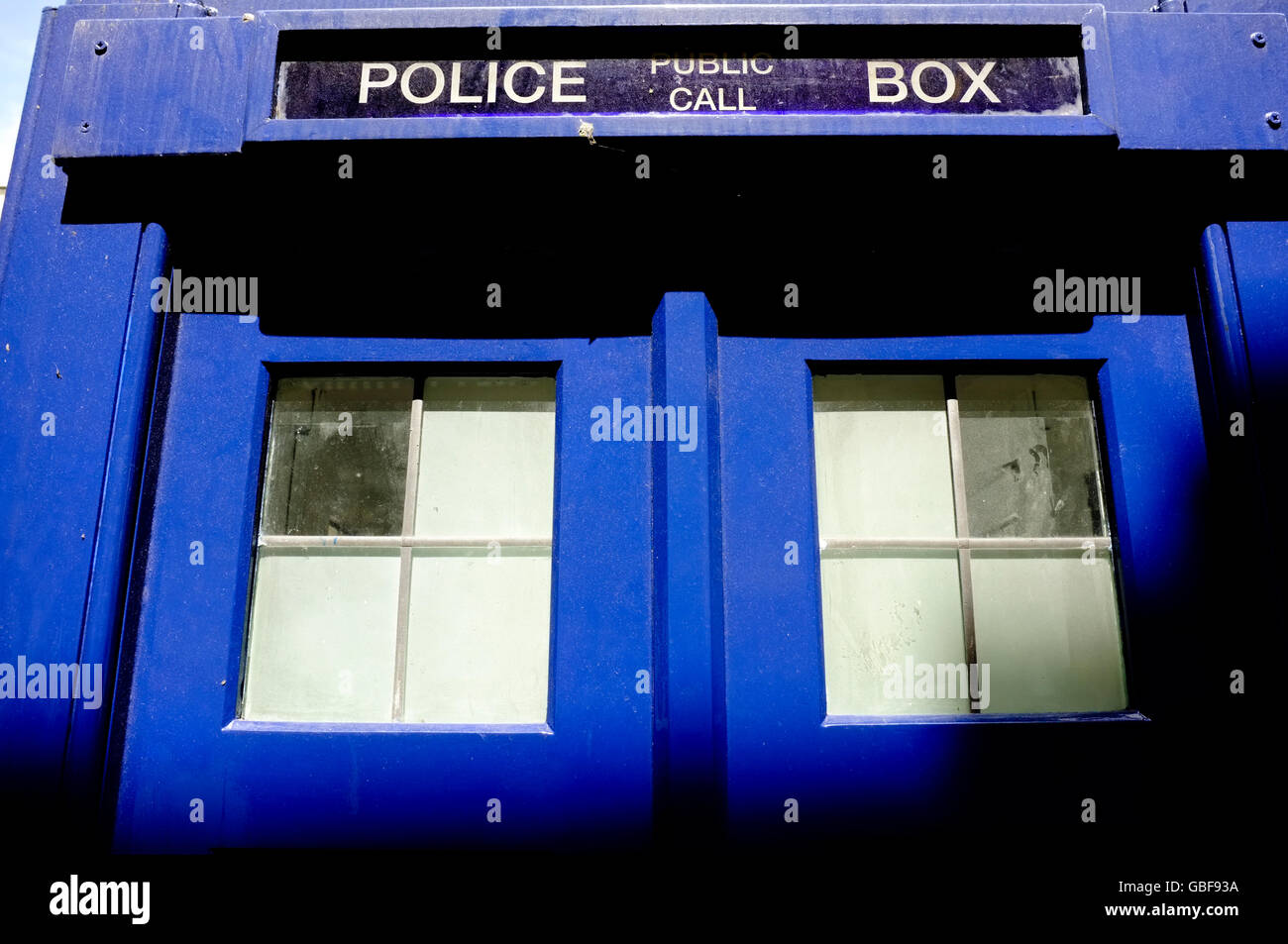 Old Police Phone Box Stock Photo - Alamy