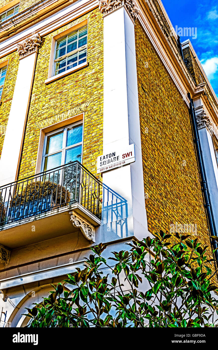 Eaton Square, Belgravia, London Stock Photo - Alamy