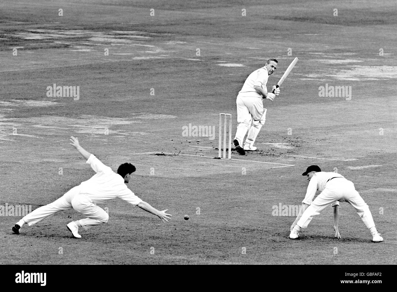 Cricket - Gentlemen v Players - Lords. Willie Watson (Players) hits a ...