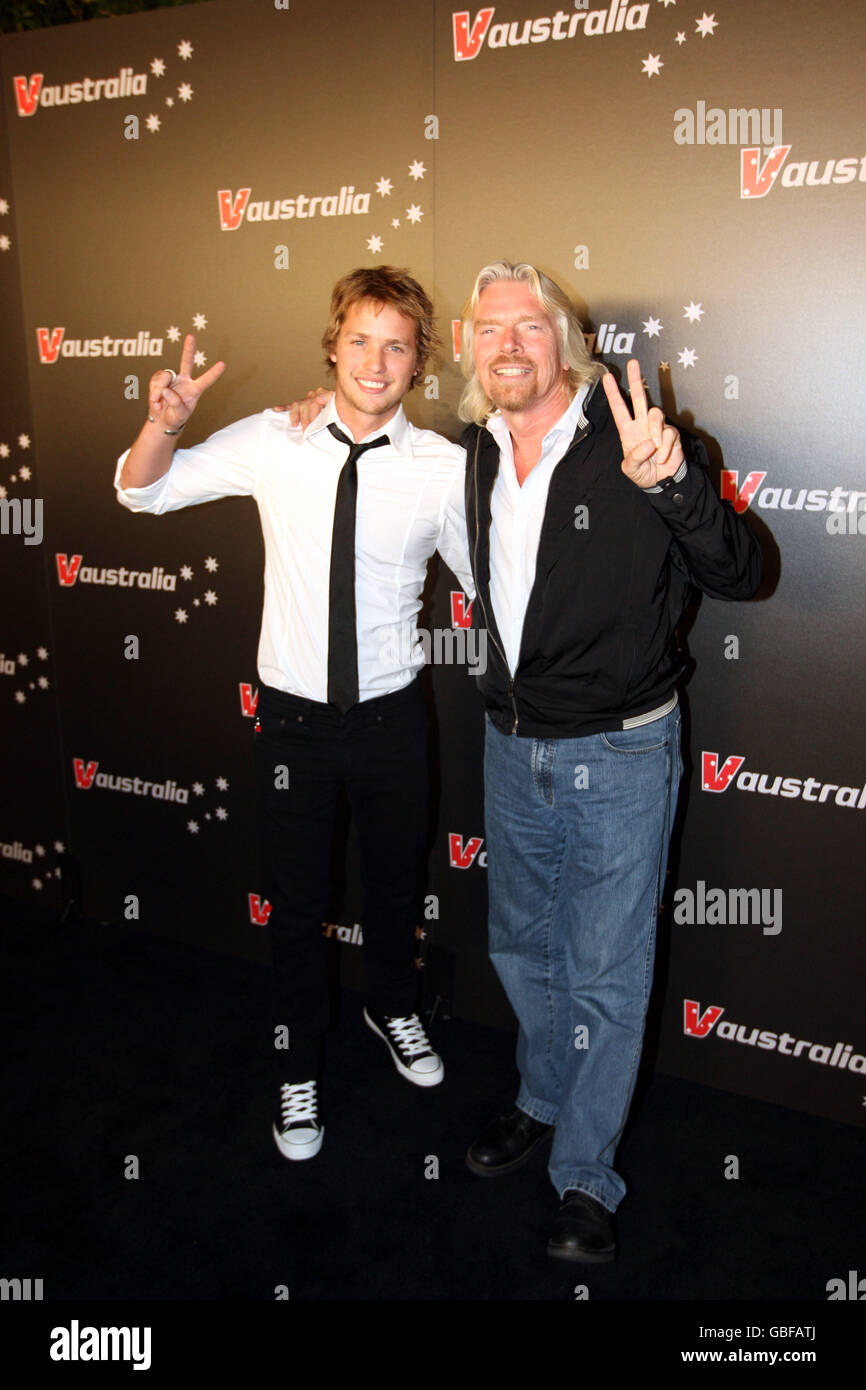 V Australia Party Stock Photo - Alamy