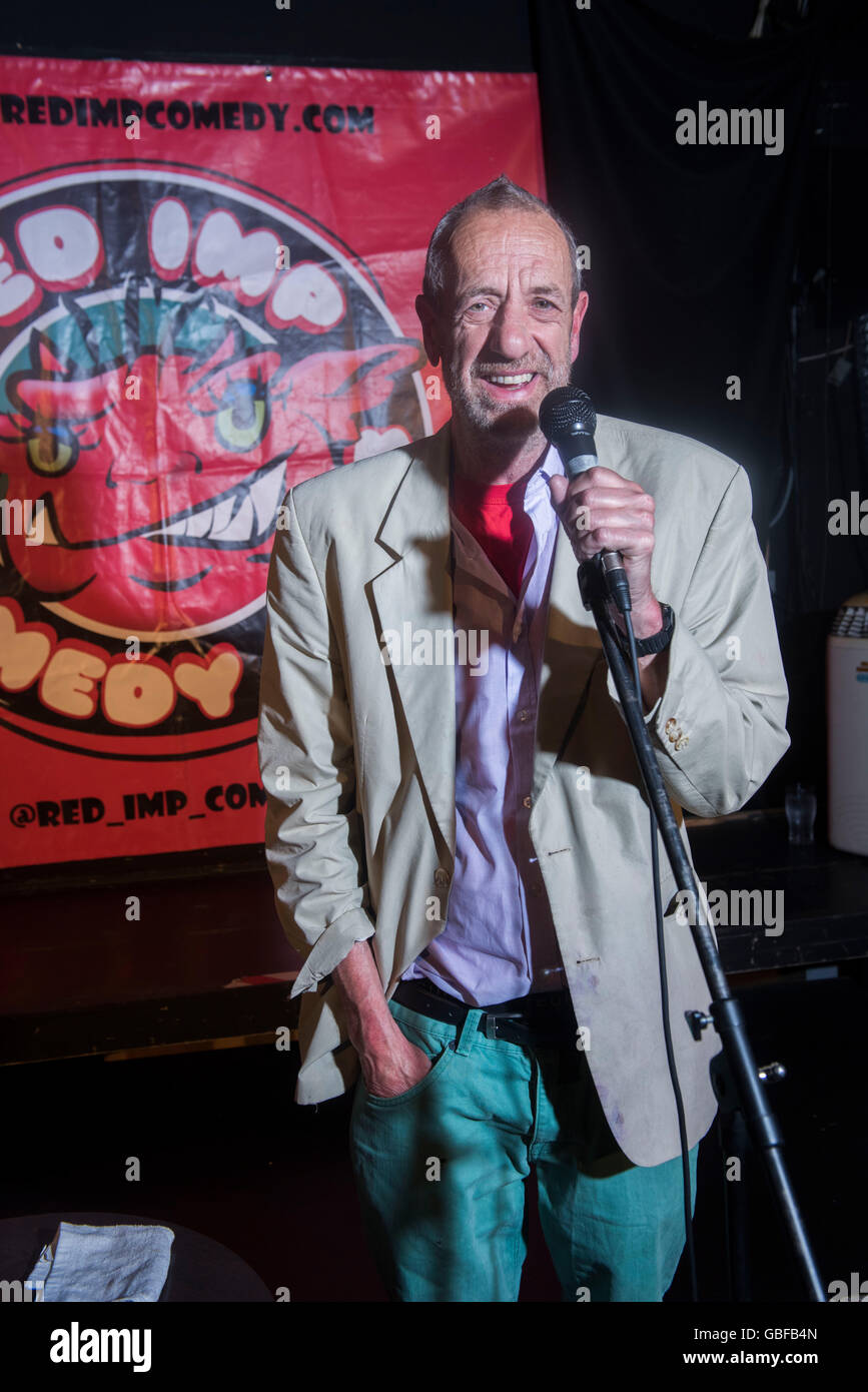UK comedy legend Arthur Smith. Pictured @ The Rose and Crown pub ...