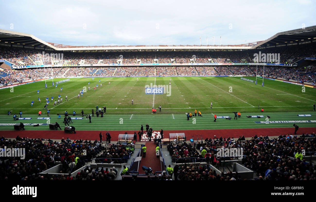 Murrayfield stadium aerial hi-res stock photography and images - Alamy
