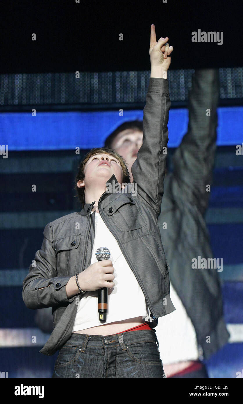 The X Factor Live Tour - London. Eoghan Quigg performs during The X ...