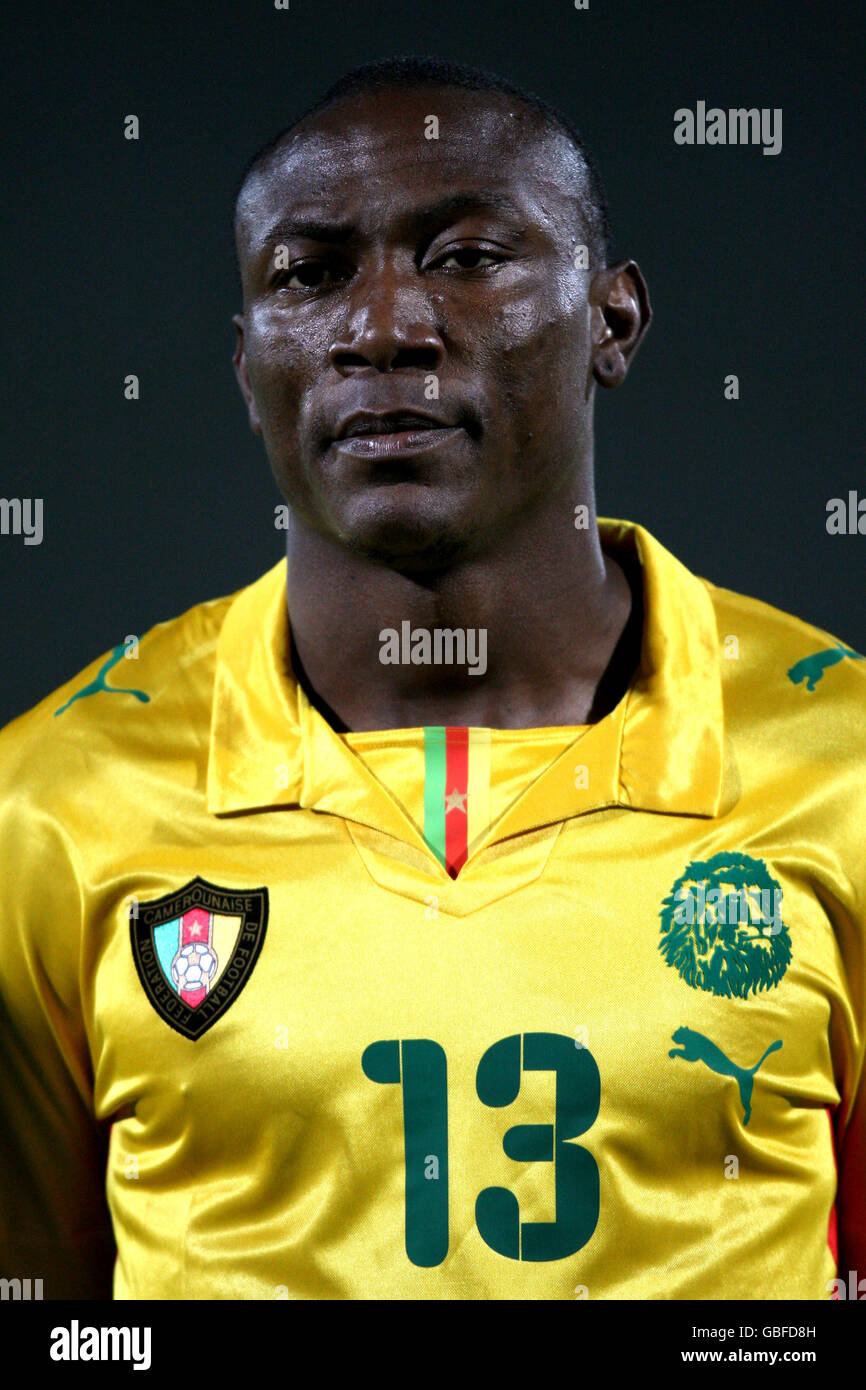 Soccer international friendly cameroon v guinea stade robert bobin hi ...