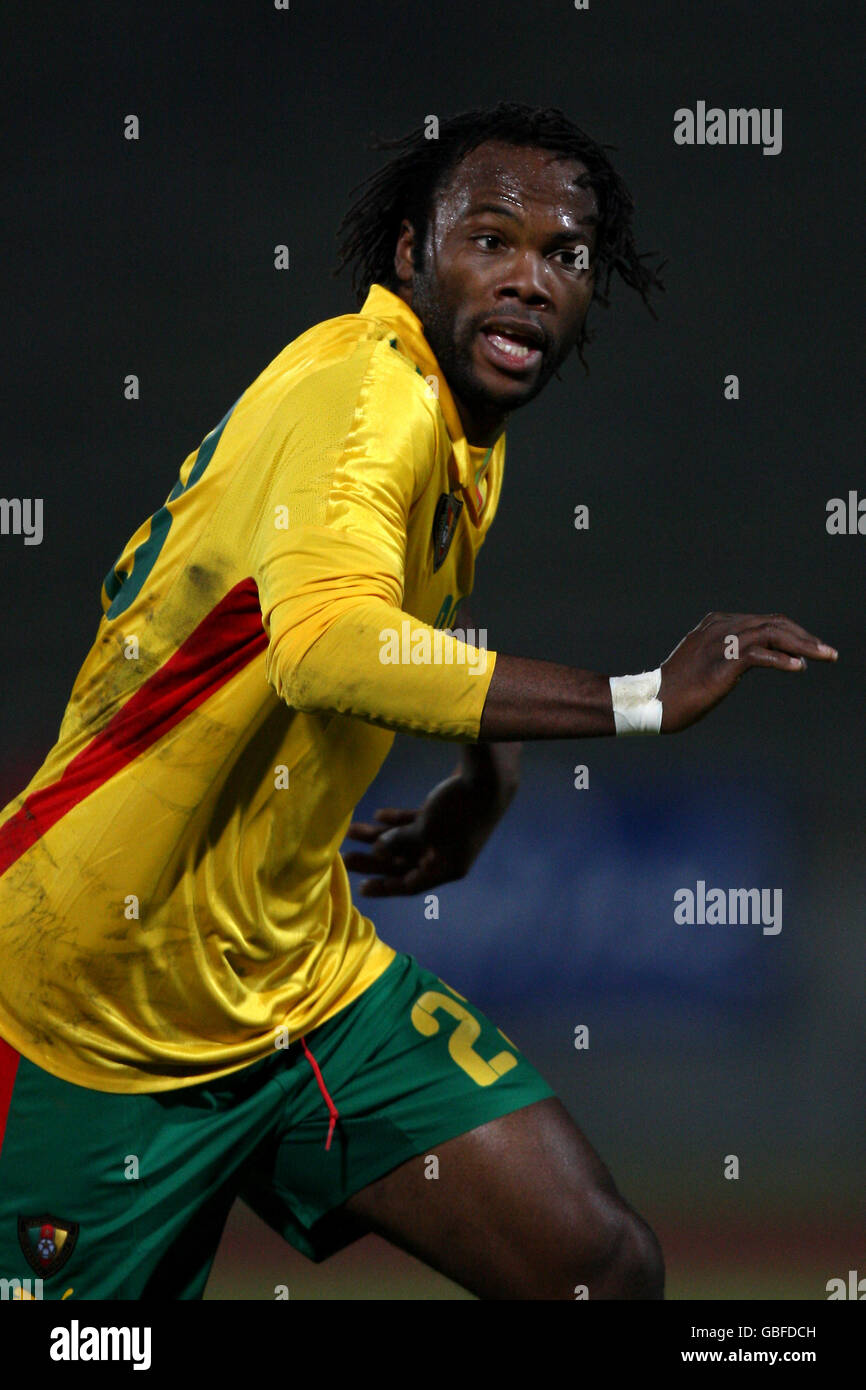 Soccer international friendly cameroon v guinea stade robert bobin hi ...