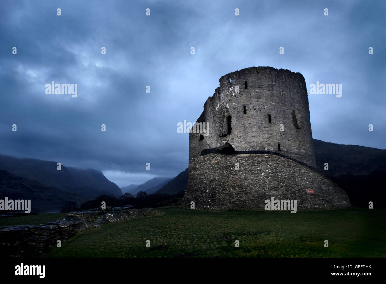 Dolbadarn Castle, Llanberis built by Llewelyn ap Iorwerth sometime ...