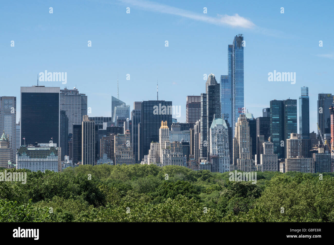 Manhattan Skyline from Central Park, NYC, USA Stock Photo - Alamy