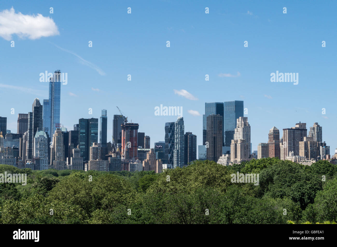 Manhattan skyline from central park hi-res stock photography and images ...