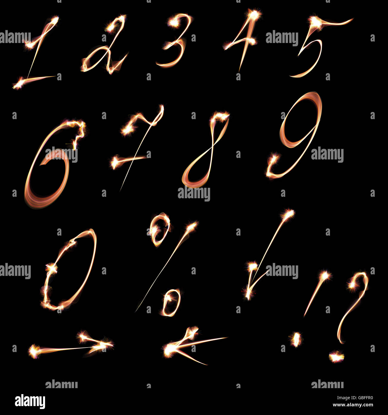 Arabic numbers hi-res stock photography and images - Alamy
